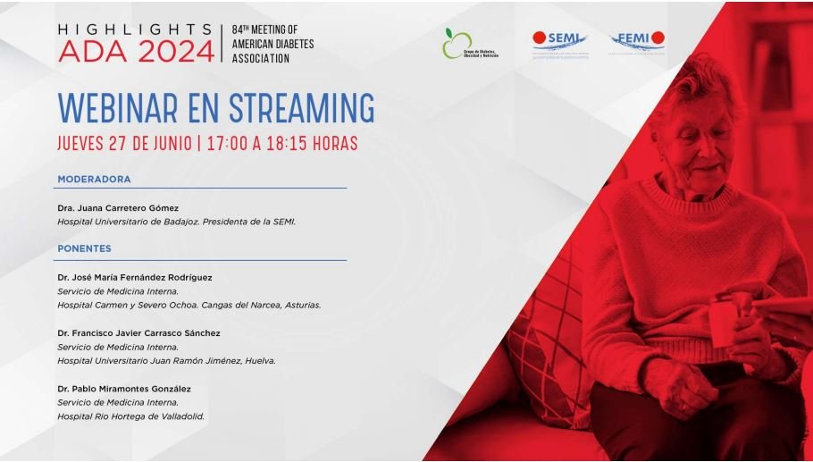 Seminario web del GT DON de la SEMI sobre highlights de la ADA 2024